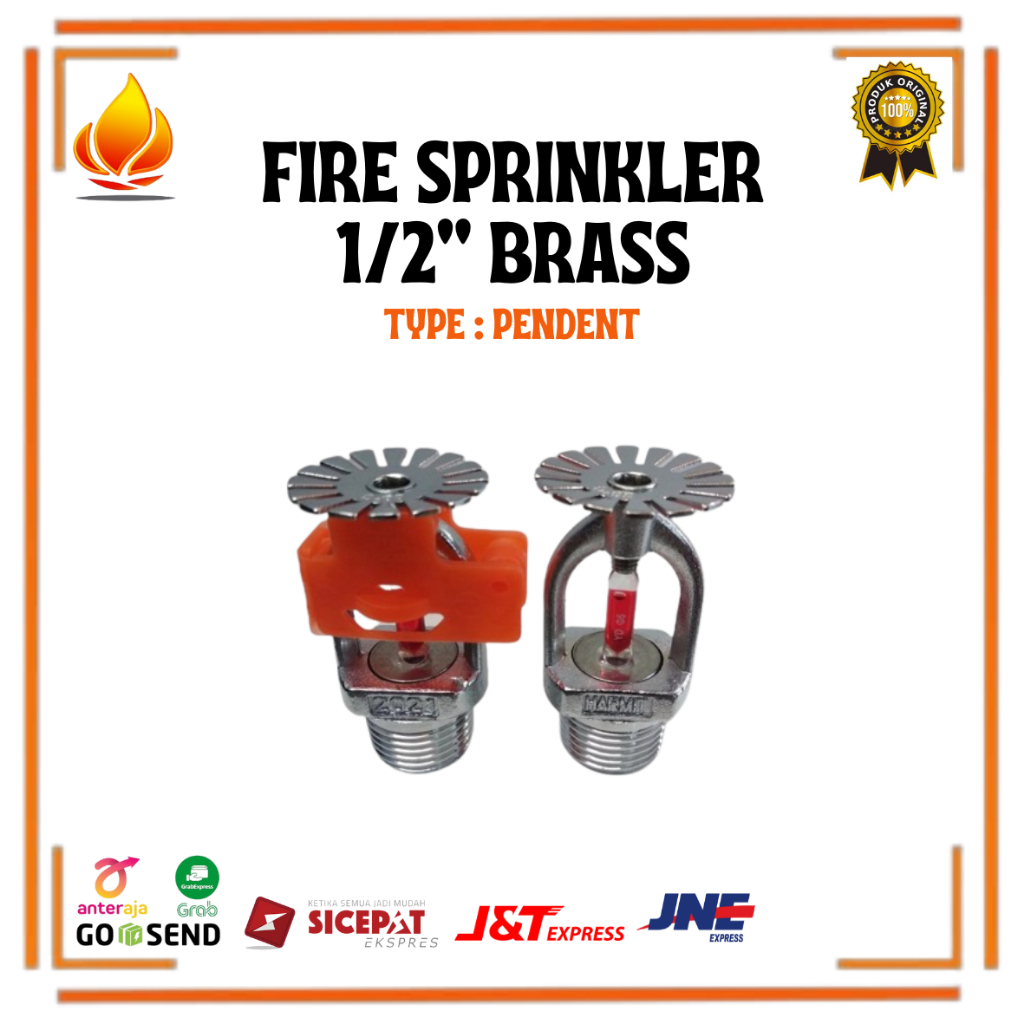 Jual FIRE SPRINKLER 1/2" (BRASS) / PEMADAM API/ SAFETY FIRE | Shopee ...
