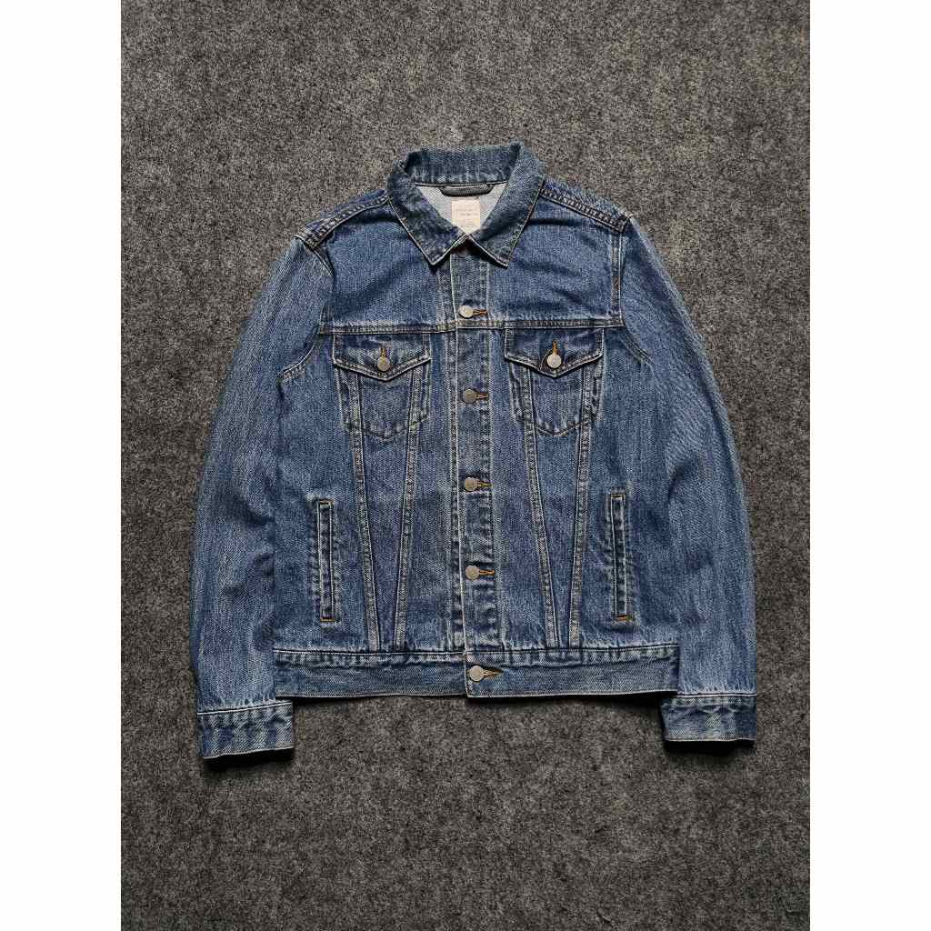 Jual Back Number jacket jeans not nudie denim | Shopee Indonesia