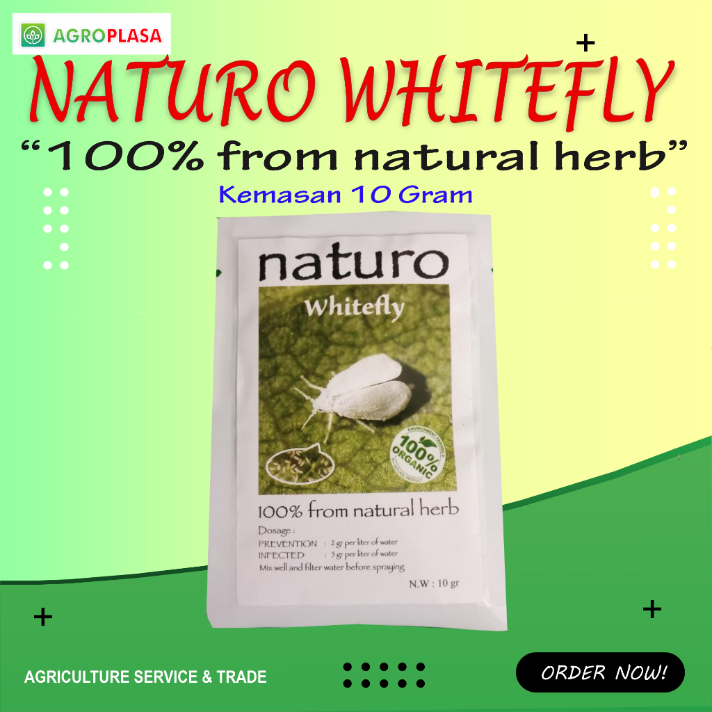 Jual NATURO Whitefly 10 Gram Pembasmi Hama Kutu Putih Pestisida Nabati ...