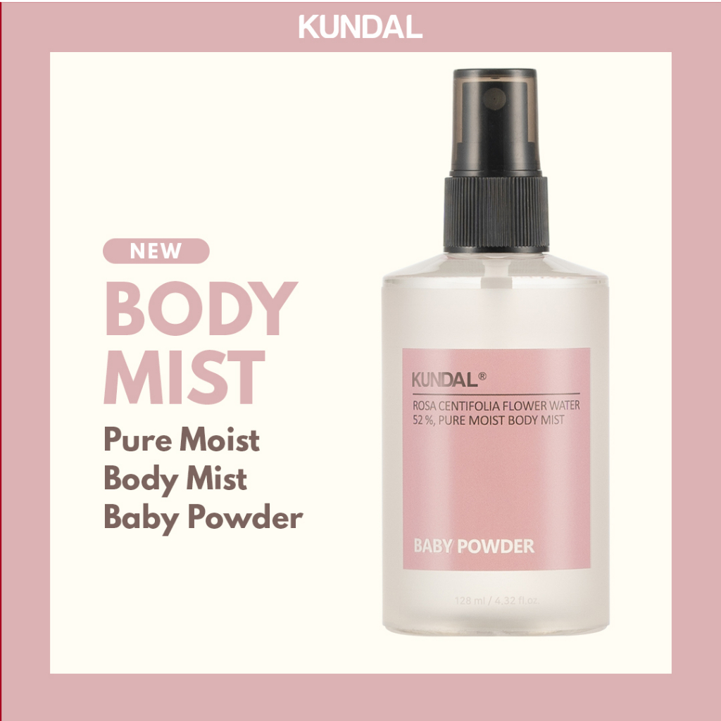 Jual KUNDAL Pure Moist Body Mist 128ml | Shopee Indonesia