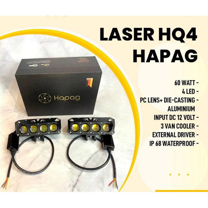 Jual MINI LASER HAPAG HQ4 / MINI PROJIE HAPAG 4 MATA | Shopee Indonesia
