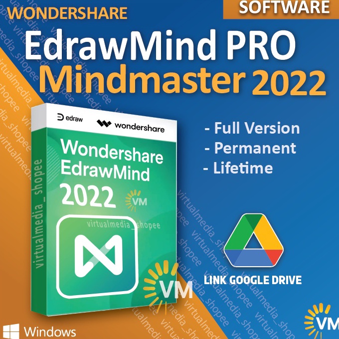 Jual ART A86N EDRAWMIND PRO 9 FULL WONDERSHARE EDRAW MIND MINDMAPPING ...