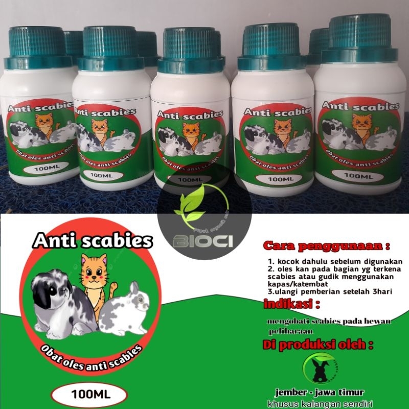 Jual Obat oles Anti scabies 100ML untuk scabies,gudik,jamur pada ...