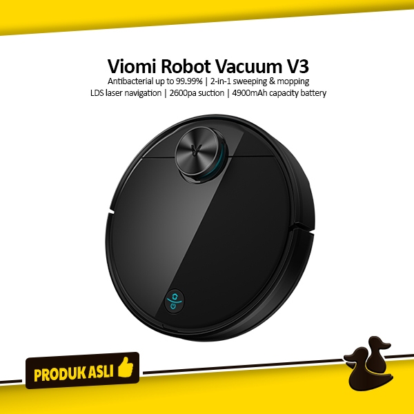 Jual Viomi Robot Vacuum V3 Anti Virus Bacterial LDS 2-in-1 Sweeping ...