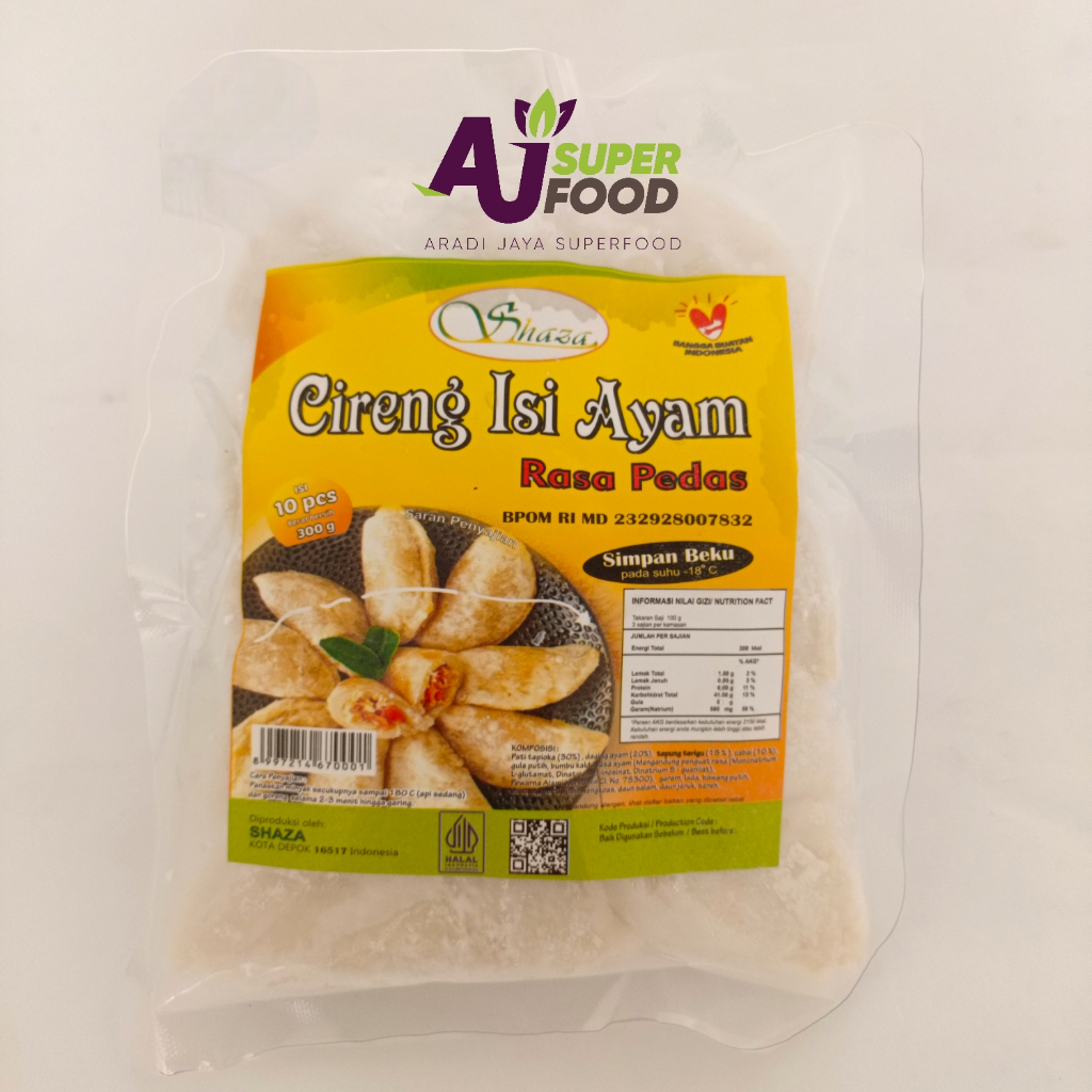 Jual cireng isi ayam rasa pedas shaza isi 10pcs | Shopee Indonesia