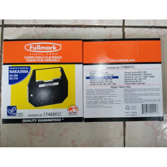 Jual Stok banyak Pita mesin tik elektronik Nakajima Ax Series Fullmark ...