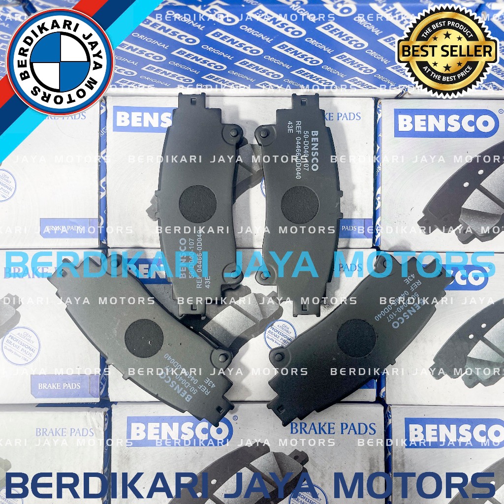 Jual BRAKE PAD KAMPAS KANVAS REM BELAKANG SIENTA CIENTA 2016 2017 2018 ...