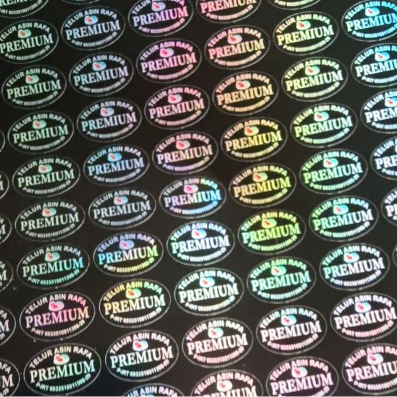 Jual STIKER LABEL TELUR ASIN HOLOGRAM PREMIUM | Shopee Indonesia