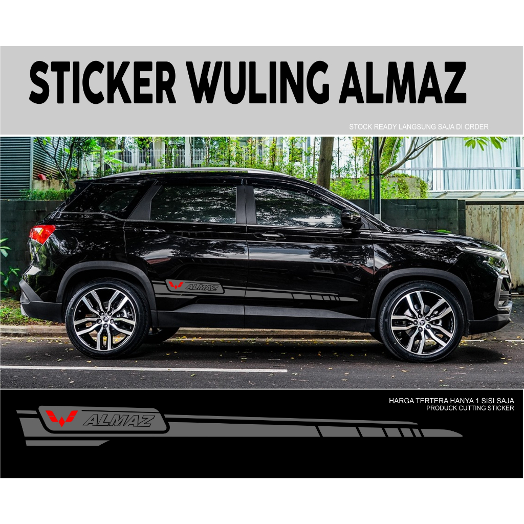 Jual STICKER WULING ALMAZ AKSESORIES WULING ALMAZ RS | Shopee Indonesia