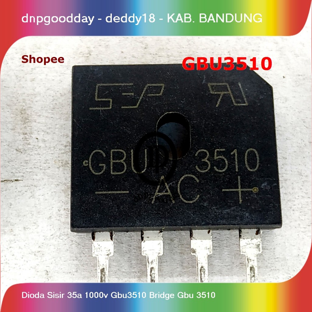 Jual dioda sisir 35a 1000v gbu3510 bridge gbu 3510 | Shopee Indonesia