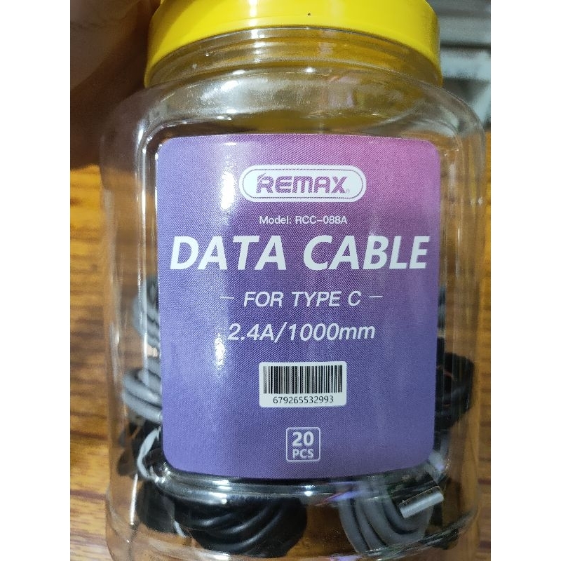 Jual KABEL DATA REMAX TIPE C 2,4A /1000mm | Shopee Indonesia