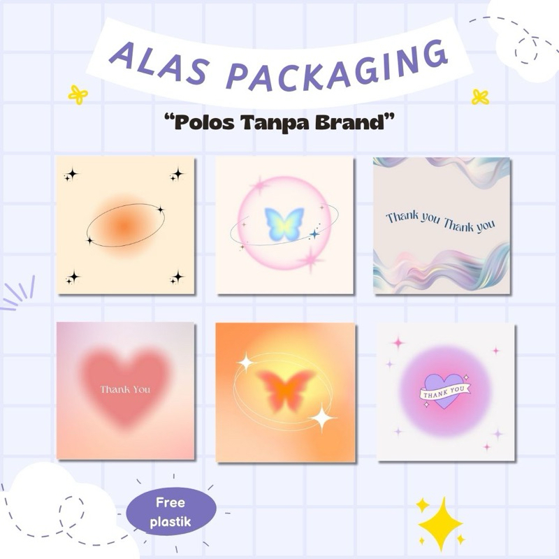 Jual Alas Packaging | Paper Aksesoris | Kertas Dudukan | Cute Paper ...