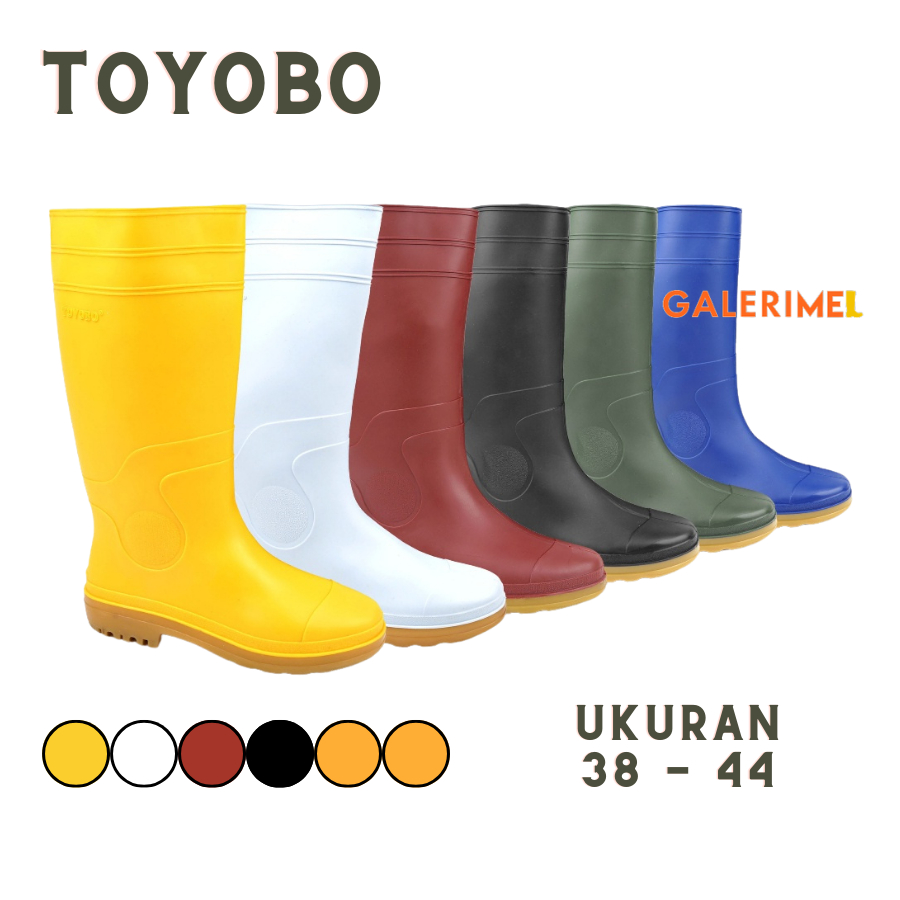 Jual Sepatu boot tinggi toyobo sepatu boots pria tinggi maroon biru ...