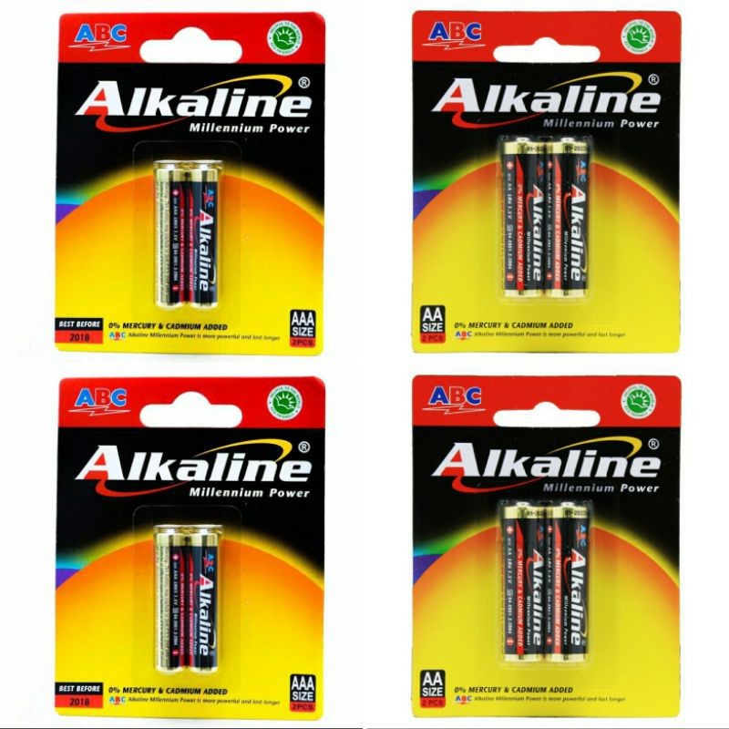 Jual 1 Pack - Baterai/Baterry Alkaline AA/AAA | Shopee Indonesia