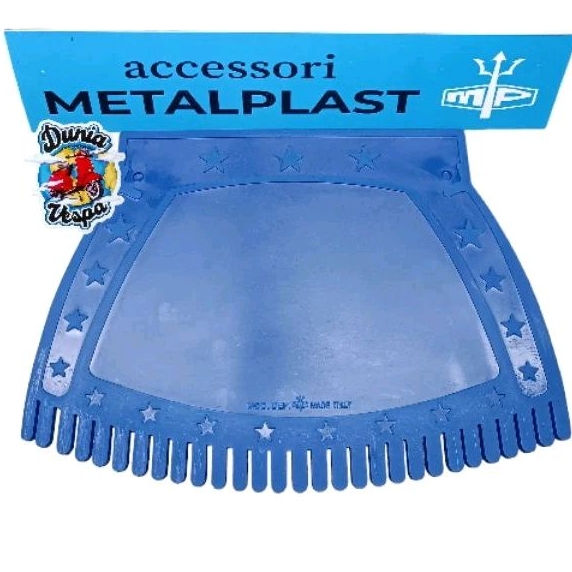 Jual kepet air vespa metalplast biru.mudflap vespa metalplast biru ...
