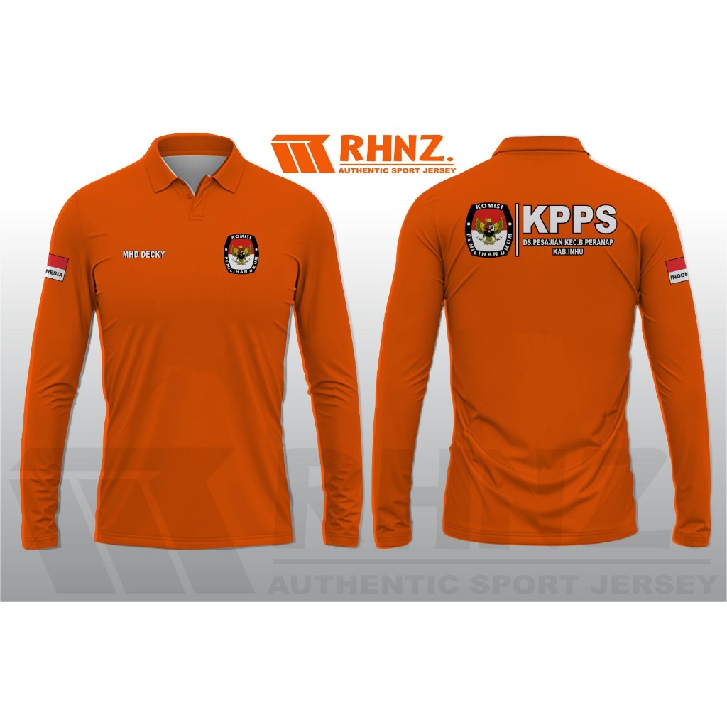 Jual JERSEY PRINTING KPPS BAHAN PREMIUM/KAOS KPPS 2024 BAHAN PREMIUM ...