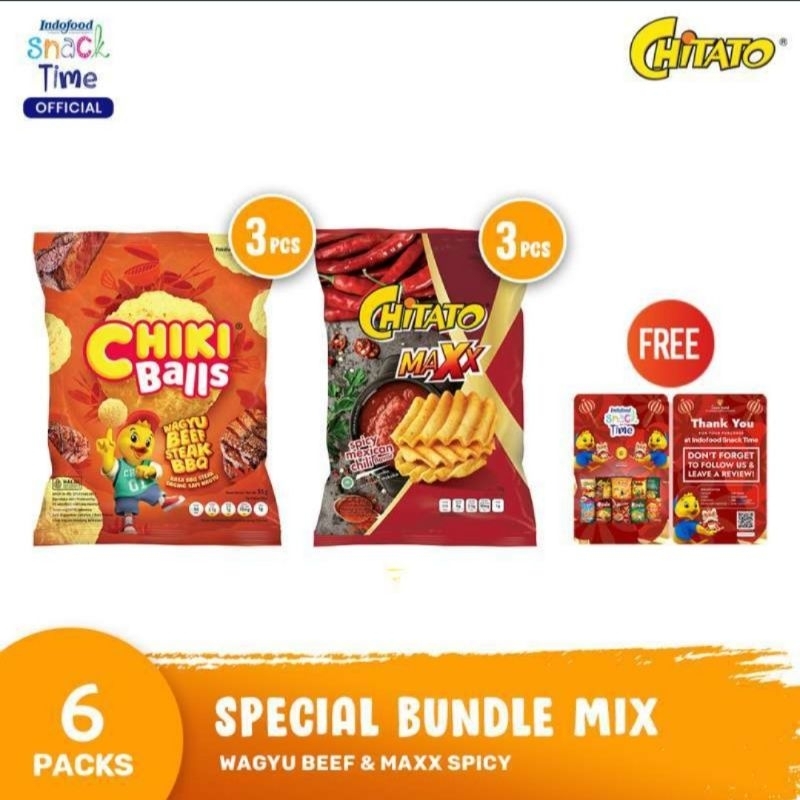Jual bundle chiki mix variants free mini gold 0.01gr | Shopee Indonesia