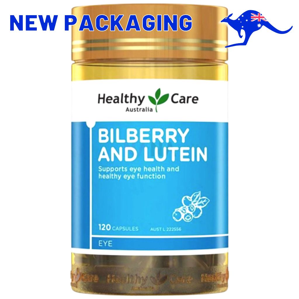 Jual Healthy Care Bilberry & Lutein 120 Capsules / Lutein Defence 60 ...