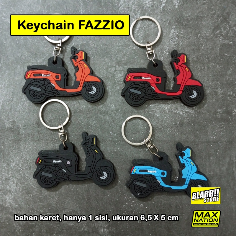 Jual Keychain Gantungan Kunci motor Fazzio fazzio125nation | Shopee ...