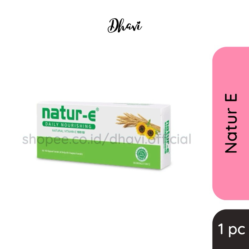 Jual NATUR-E soft Capsule 100 IU isi 16 Natur E Capsule Hijau Daya ...