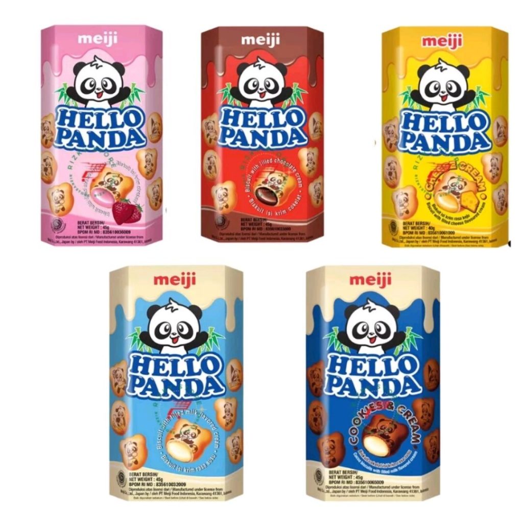 Jual Meiji Biscuit Hello Panda 38-42G | Shopee Indonesia