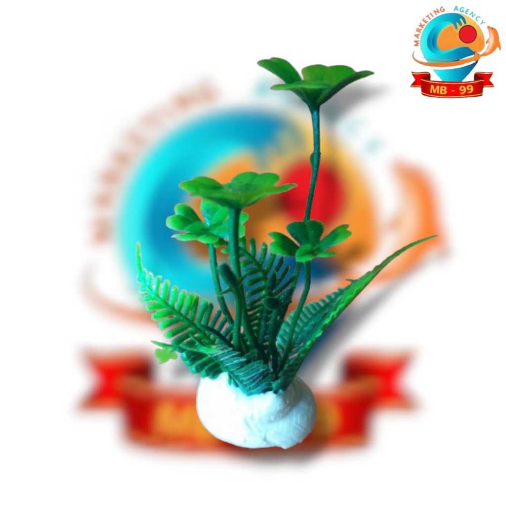 Jual Hiasan Ornamen Dekorasi Aquarium Aquascape Rumput plastik bunga ...