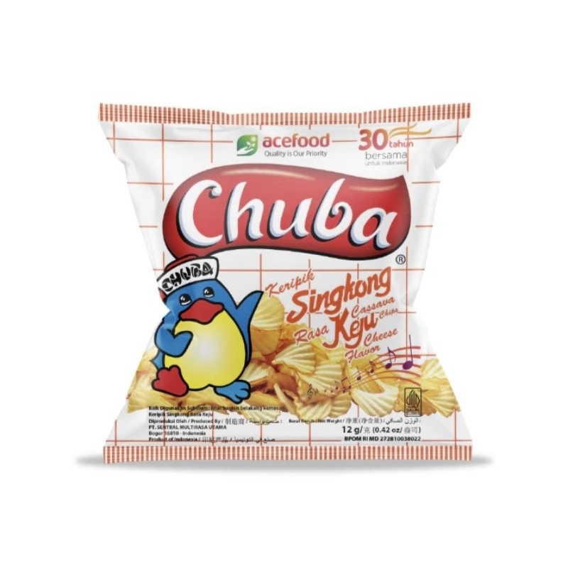 Jual Chuba Keripik Singkong 12gr all varian keju dan balado satuan ...