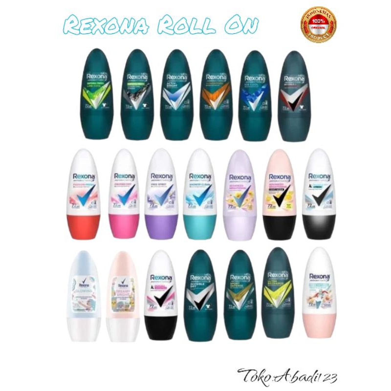 Jual Rexona Roll On Man | Rexona Roll On Woman Fresh Perawatan Ketiak 45 Ml | Shopee Indonesia