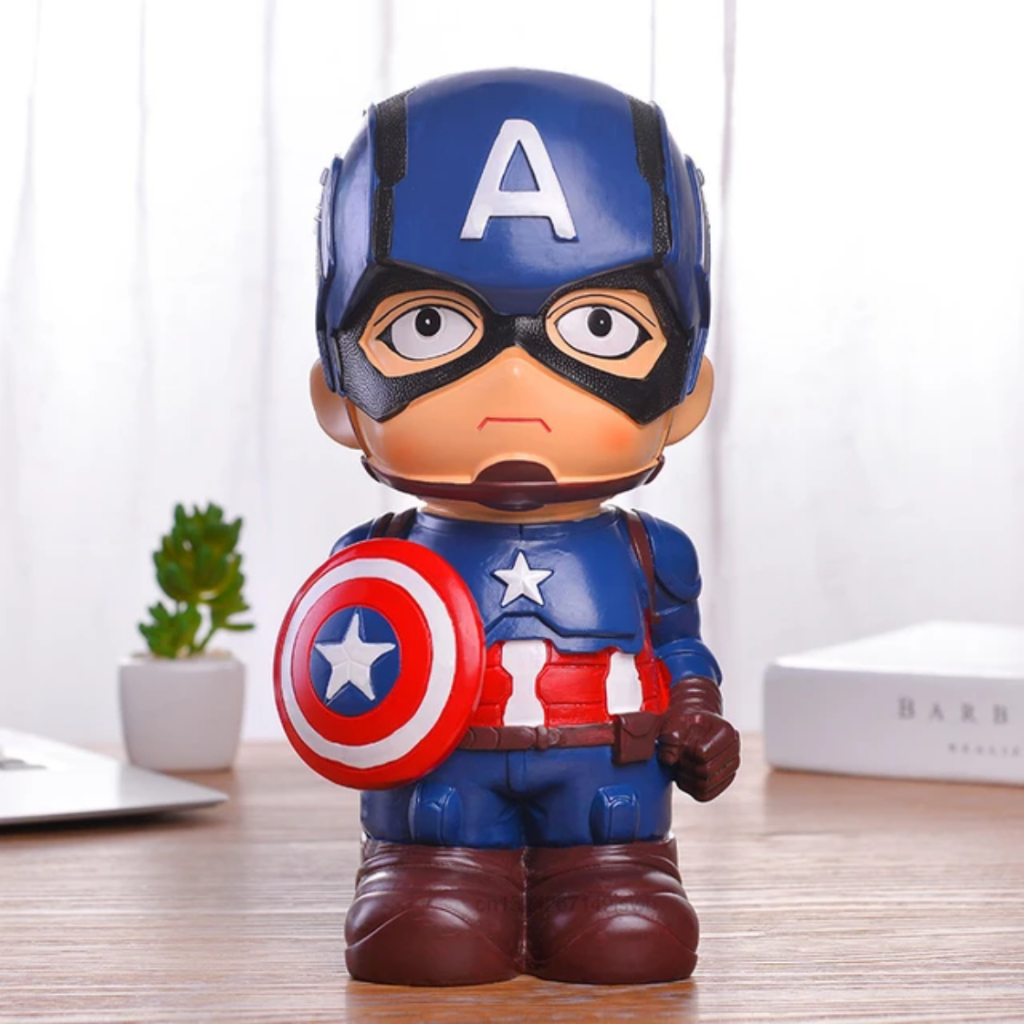 Jual Belajar Melukis Patung Gypsum Polos - Captain America - Mainan ...