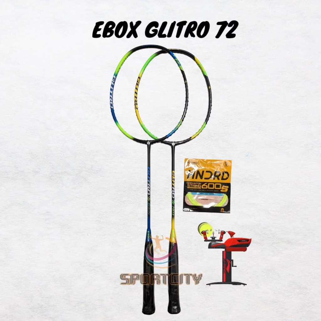 Jual Raket Badminton Ebox Glitro 72 Gram Original | Shopee Indonesia