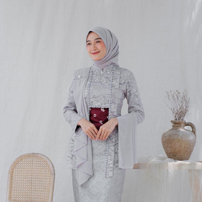Jual Kebaya Kutu Baru Modern Kebaya Wisuda Lamaran Set Kutubaru Full Payet Tunangan Kondangan ...
