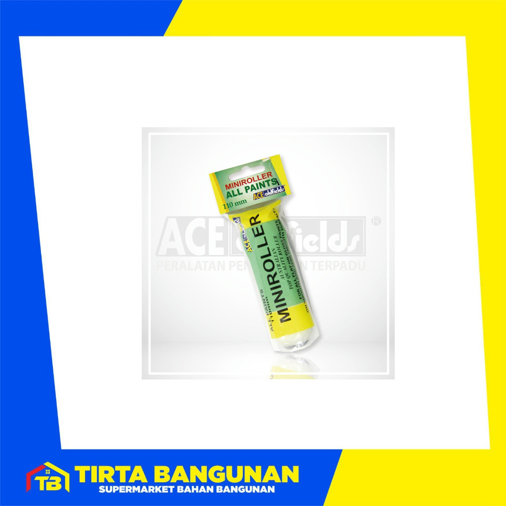 Jual ACE MINI ROLL COVER ONLY ALL PAINTS REFIL KUAS ROLL 110MM | Shopee ...
