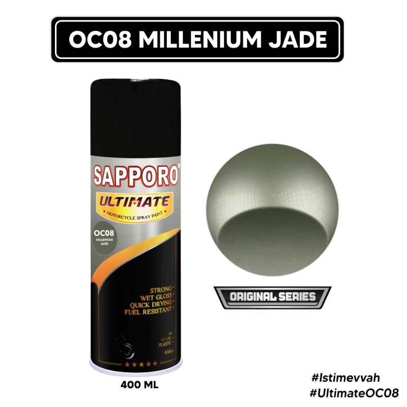 Jual SAPPORO ULTIMATE OC08 MILLENIUM JADE CAT SEMPROT AEROSOL SPRAY ...
