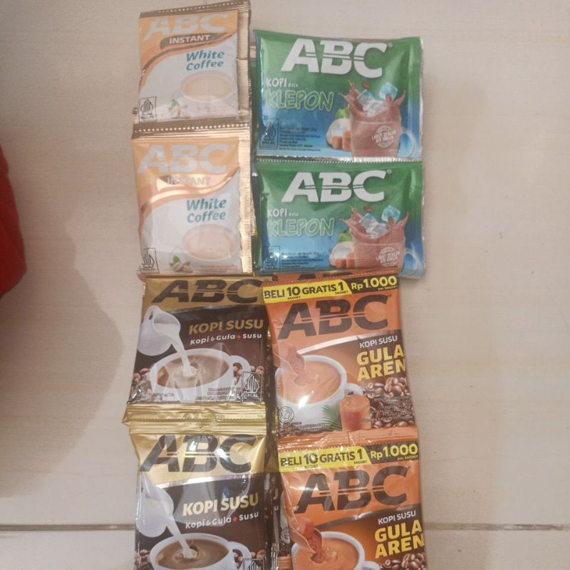 Jual KOPI ABC INSTANT KOPI ABC DRINK ISI 10 SACHET | Shopee Indonesia