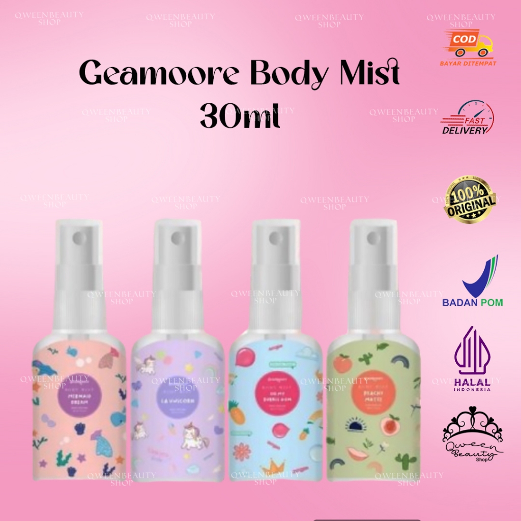 Jual GEAMOORE BODY MIST 30ML | Shopee Indonesia