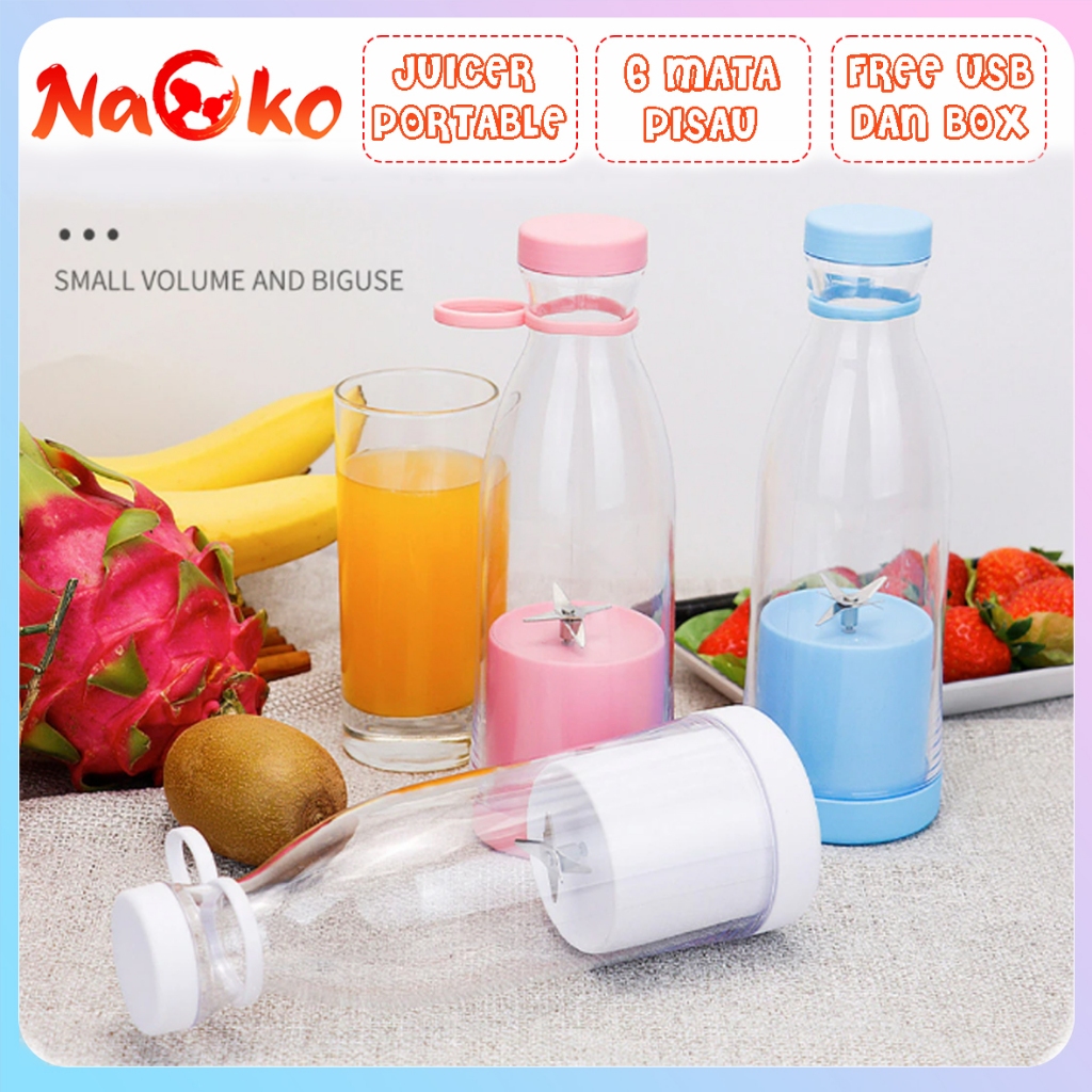 Jual Juice Blender Portable 6 Pisau Juicer Botol Blender Kapsul Murah ...