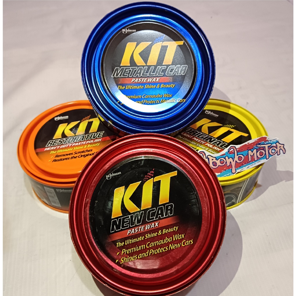 Jual KIT PASTE WAX KALENG PENGKILAP BODY MOTOR, MOBIL 225GRAM | Shopee ...