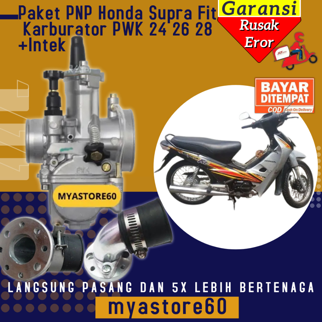 Jual Paket PNP Honda Supra Fit Langsung Pasang!!! Karburator PWK24 PWK26 PWK28 Sudco ...