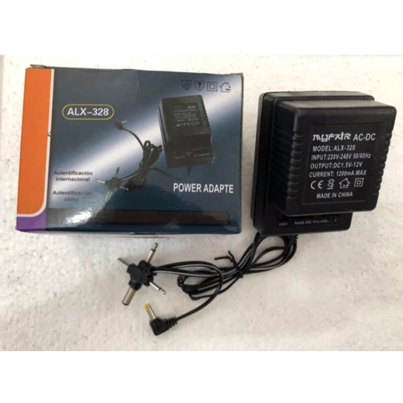 Jual Adaptor 1200mA 1.5v,3v,4.5v,6v,9v & 12v ( Multi output DC ) | Shopee Indonesia