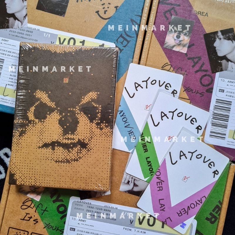 Jual READY Official Album V Layover SET RANDOM LUCKY DRAW Soundwave M2U ...