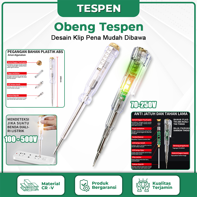 Jual ISKU Obeng Tester TesPen Obeng Tes with Indicator Dual LED Tespen ... Jual ISKU Obeng Tester TesPen Obeng Tes with Indicator Dual LED Tespen ...
