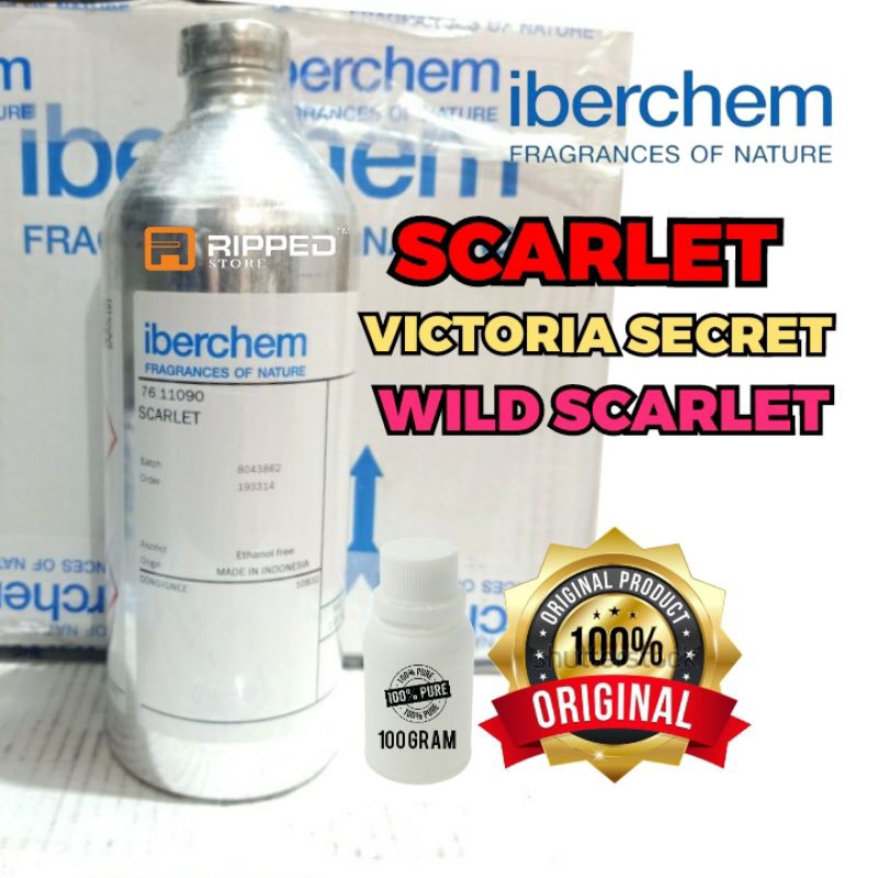 Jual (100ML) BIBIT PARFUM MURNI VICTORIA SCRET WILD SCARLET BY IBERCHEM ...