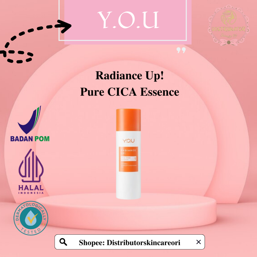 Jual Y.O.U Radiance Up! Pure CICA Essence EXP. 10/2025 | Shopee Indonesia