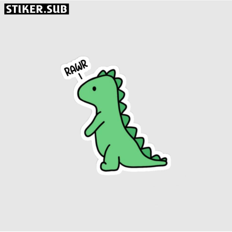 Jual stiker|sticker dino rawr | Shopee Indonesia