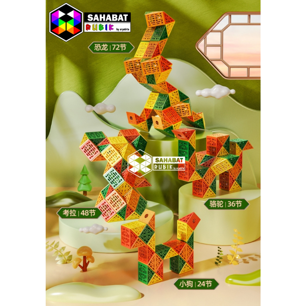 Jual Rubik Snake Magic Snake Rongga QIYI CUBE | Shopee Indonesia