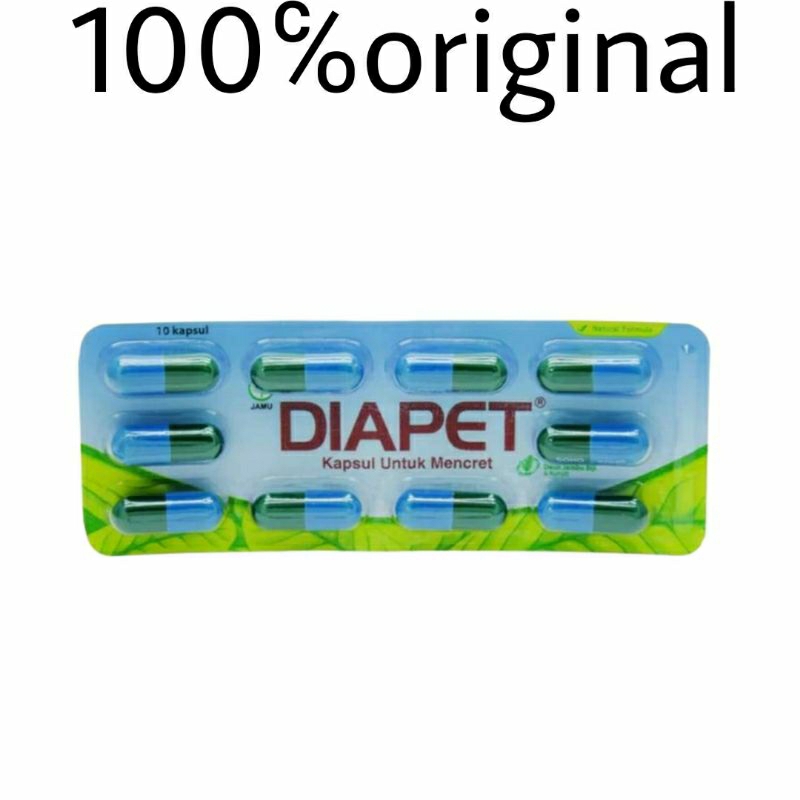 Jual Bpom-Diapet Kapsul Obat Diare/Mencret/Mengurangi frekuensi Buang ...