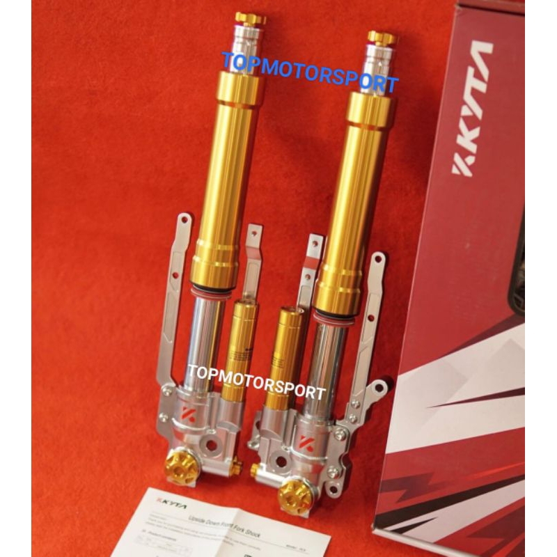 Jual SHOCK BREAKER DEPAN KTC KYTACO TERBARU UPSIDE DOWN USD PCX 160 150 ...