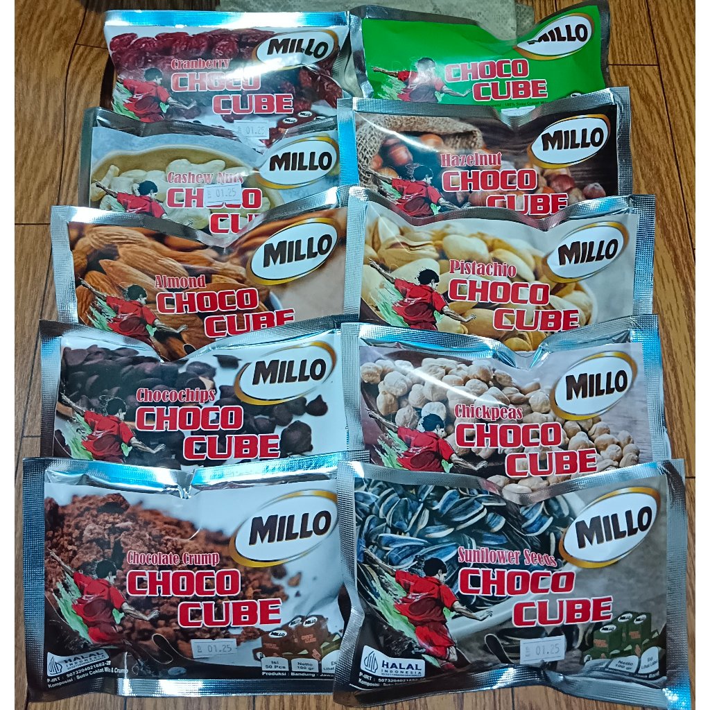 Jual ALL Varian Milo/Millo Cube 1 Pack (Isi 50 Pcs) | Shopee Indonesia