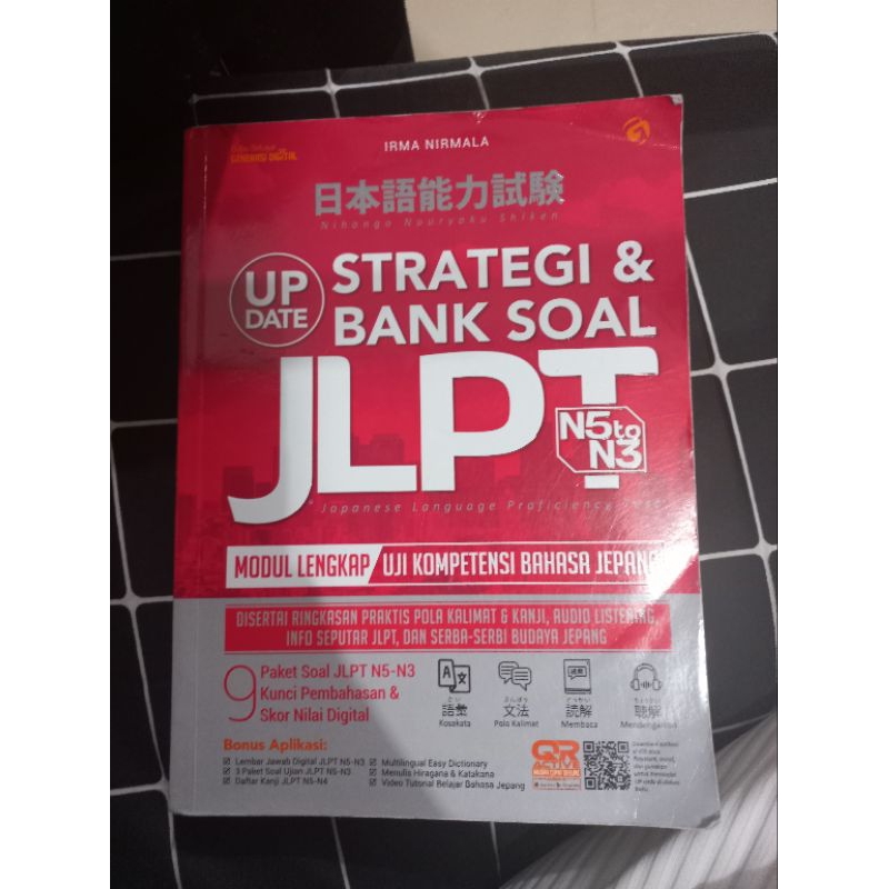 Jual ORI soal JLPT strategi dan bank soal | Shopee Indonesia