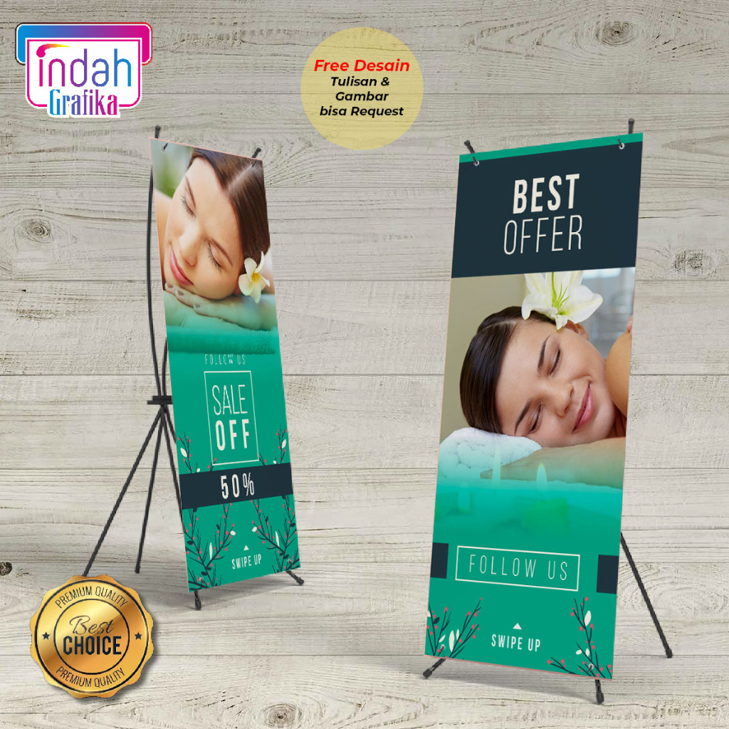 Jual SPANDUK BANNER STANDING X BANNER | Shopee Indonesia